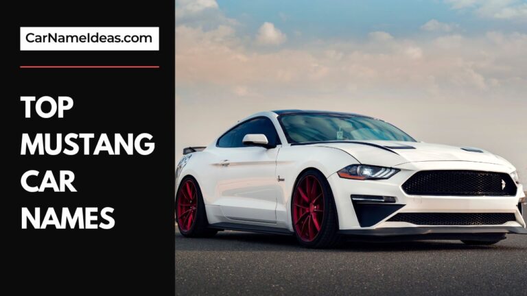 Top Mustang Car Names for 2025: Creative and Unique Ideas
